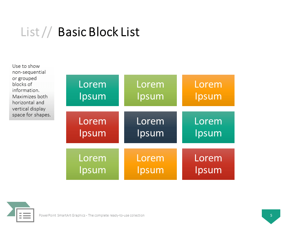 PowerPoint SmartArt Graphics – The Complete Collection