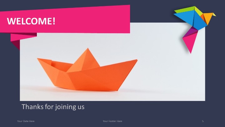 Origami - Plantilla Creativa para PowerPoint