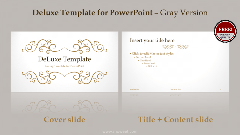 DeLuxe - Luxury PowerPoint Template - Showeet