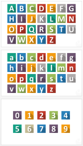 Flat Design Letters for PowerPoint with 21 Examples - Showeet