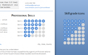 1-Page Minimalist Resume/CV Template for PowerPoint - Showeet