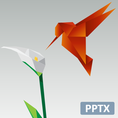 Origami Bird PowerPoint Template