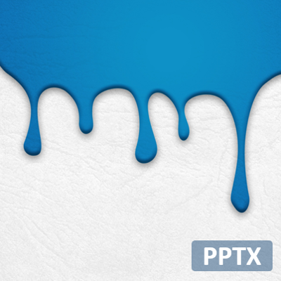 Paint Color Dripping PowerPoint