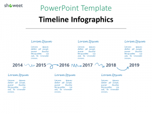 Infographie Frises Chronologiques pour PowerPoint - Showeet