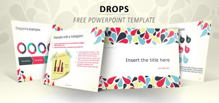 Drops – Full Template for PowerPoint - Showeet