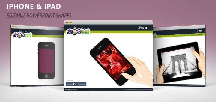 iPhone and iPad illustrations for PowerPoint - Showeet