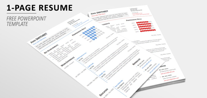 Free Resume / CV Templates for PowerPoint and Google Slides - Showeet