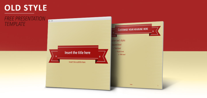 Old Style – Free Template for PowerPoint and Impress - Showeet