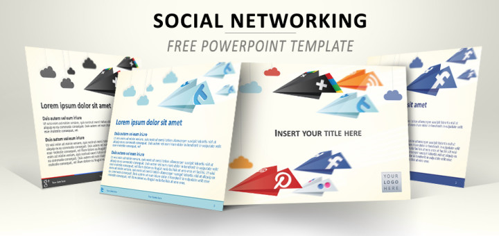Social Networking PowerPoint Template - Showeet