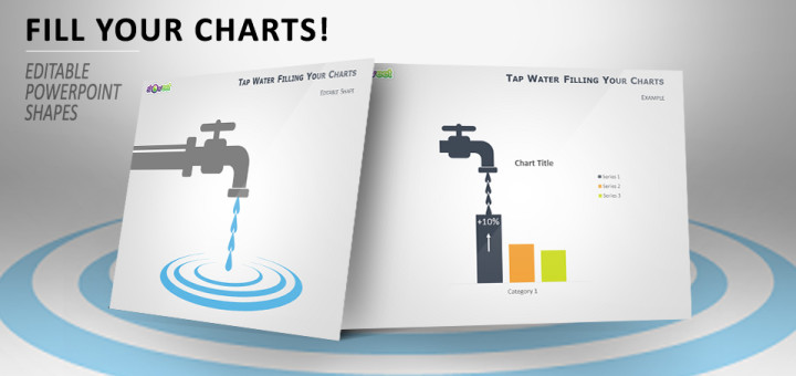 Tap Water Shape To Fill Your PowerPoint Charts - Showeet